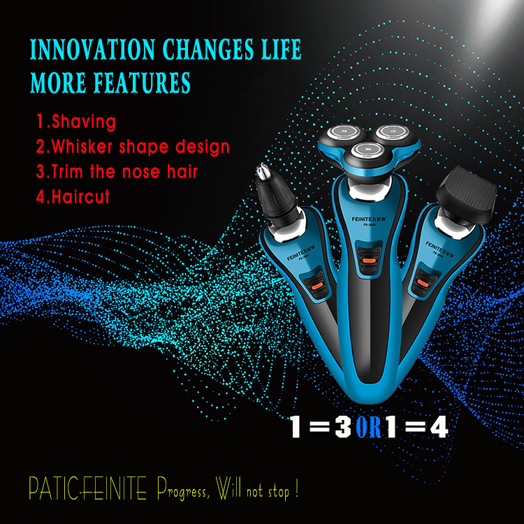 FEINITE- Electric Shaver, Rechargeable Floating Rotary Razors , 100% ...