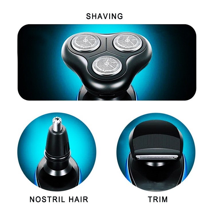 FEINITE- Electric Shaver, Rechargeable Floating Rotary Razors , 100% ...