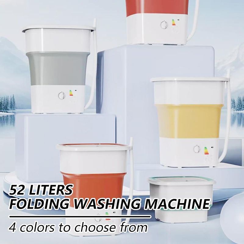 52 L Large Capacity Portable Foldable Washing Machine, Foldable ...