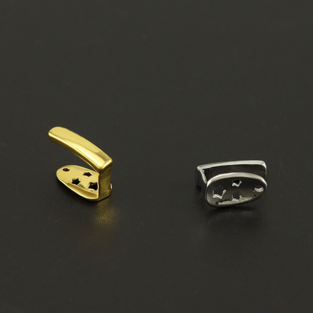 Zircon inlaid single tooth DIY hip-hop grillz Teeth grillz tooth grillz ...