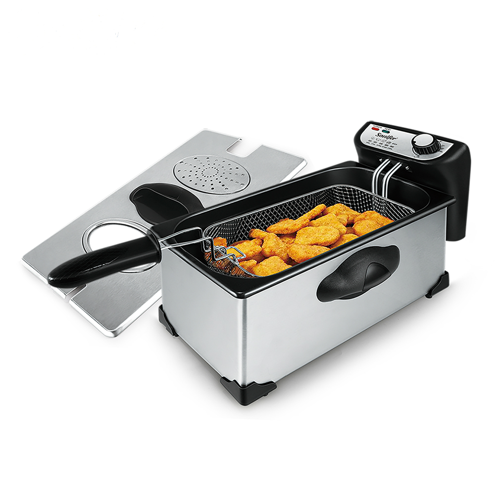 deep fryer with basket, Stainless Steel, Easy to Clean Deep Fryer, Oil ...