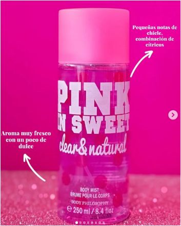 Pink In Sweet Moonlight hiss Body Mist Smelling Ladies Perfumed ...