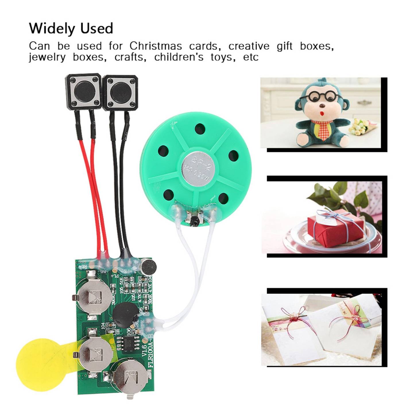 Greeting Card Chip,Recordable Voice Module,Recordable Sound Module ...