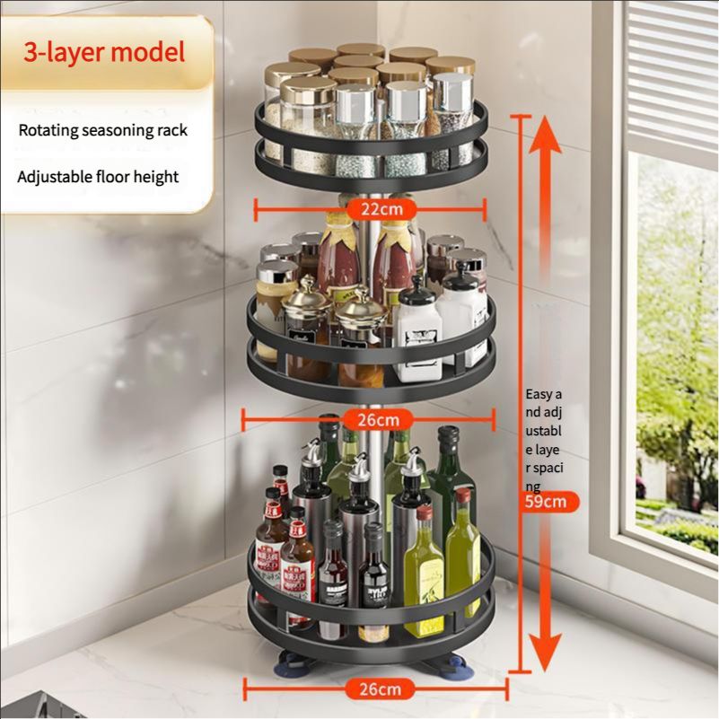 rotating storage rack,rotating kitchen storage rack,rotating storage ...