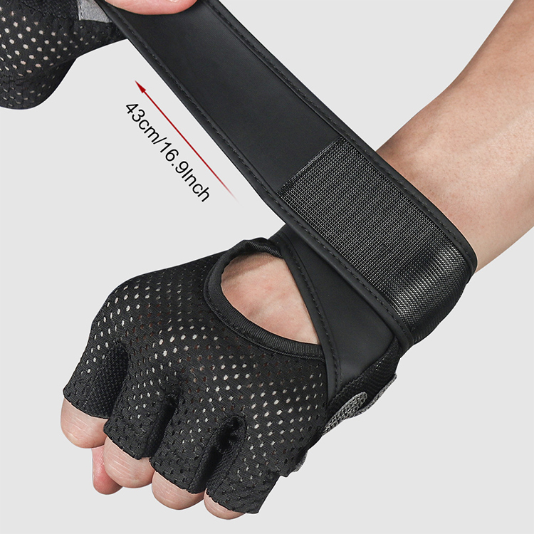 Breathable Workout Exercise Gloves Fitness Gloves, Shock-Absorbing Foam ...