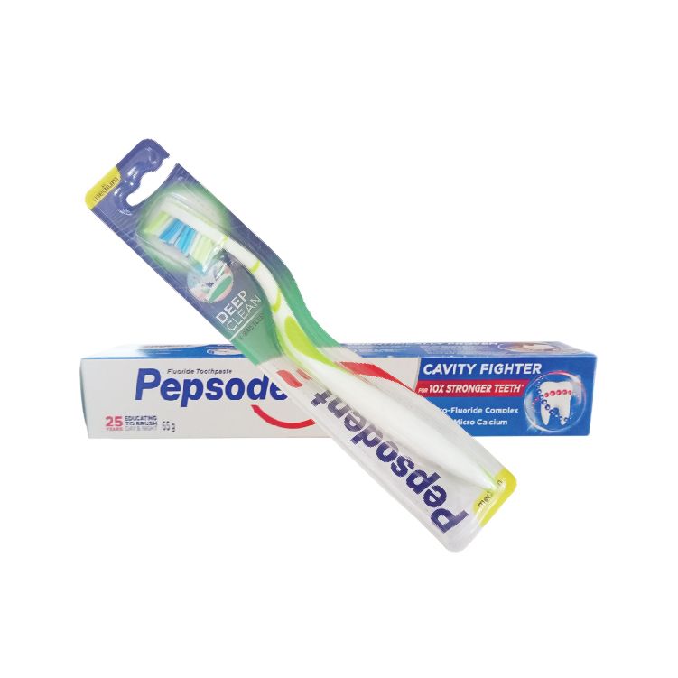 Pepsodent Toothpaste With a Free Pepsodent Deep Clean Tooth Brush ...