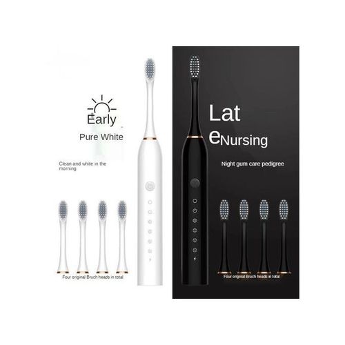 Smart Electric Toothbrush IPX6 Rechargeable Tooth Brush 5 Mode Smart ...
