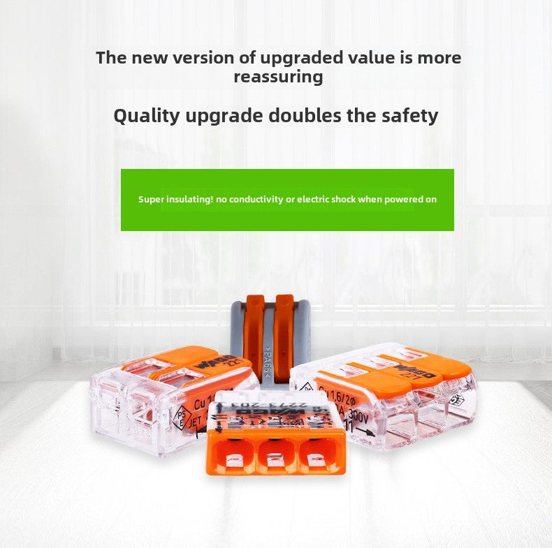 WAGO 221 series 221-412/221-413/221-415 quick wiring terminals and wire ...