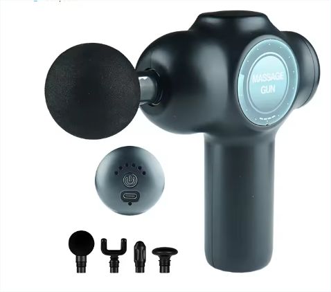 Mini Handle Compression Body Face Massage Gun Gift Set Vibrator Deep ...