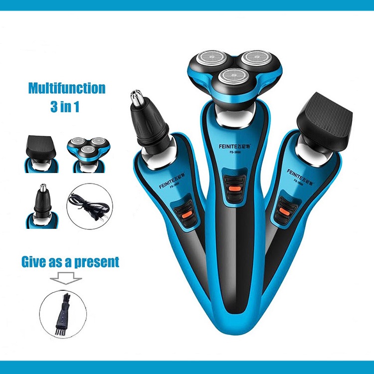 FEINITE- Electric Shaver, Rechargeable Floating Rotary Razors , 100% ...