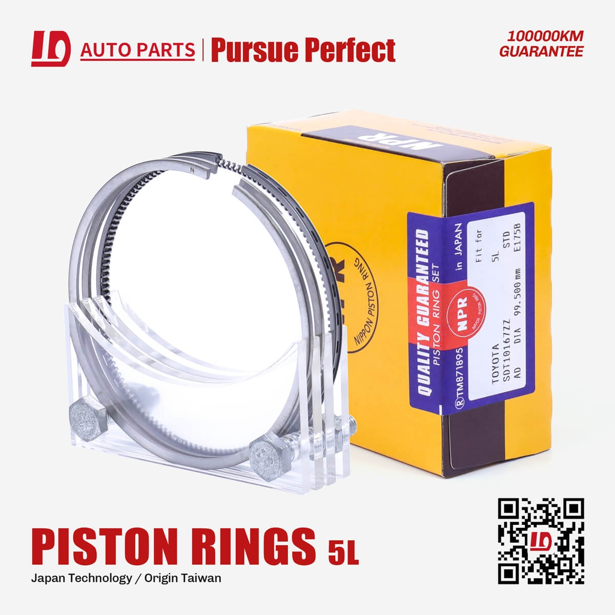 NPR, 5L, Engine Piston Rings, OEM:SDT10167ZZ,TOYOTA, |TospinoMall ...