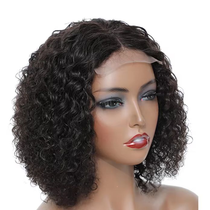 Natural Color Bob Wigs Brazilian Human Hair 13*6 150%TWIG 14JERRY Lace ...