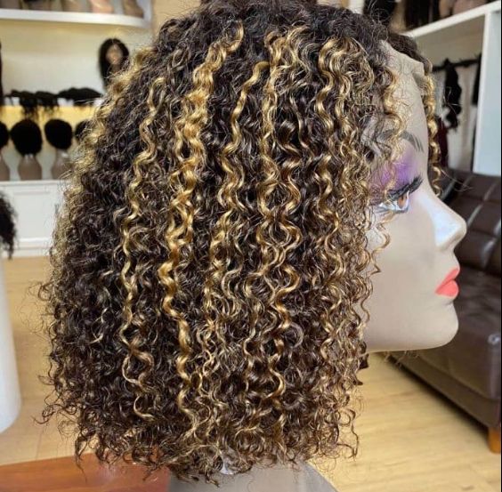 Brazilian Hair Lace Front Wig Virgin Cuticle Aligned Human Hair Full