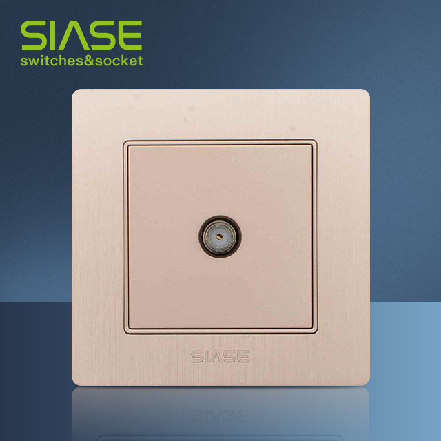 Coaxial Cable TV Face Plate, TV Socket, Wall Mount Coaxial Outlet, TV ...