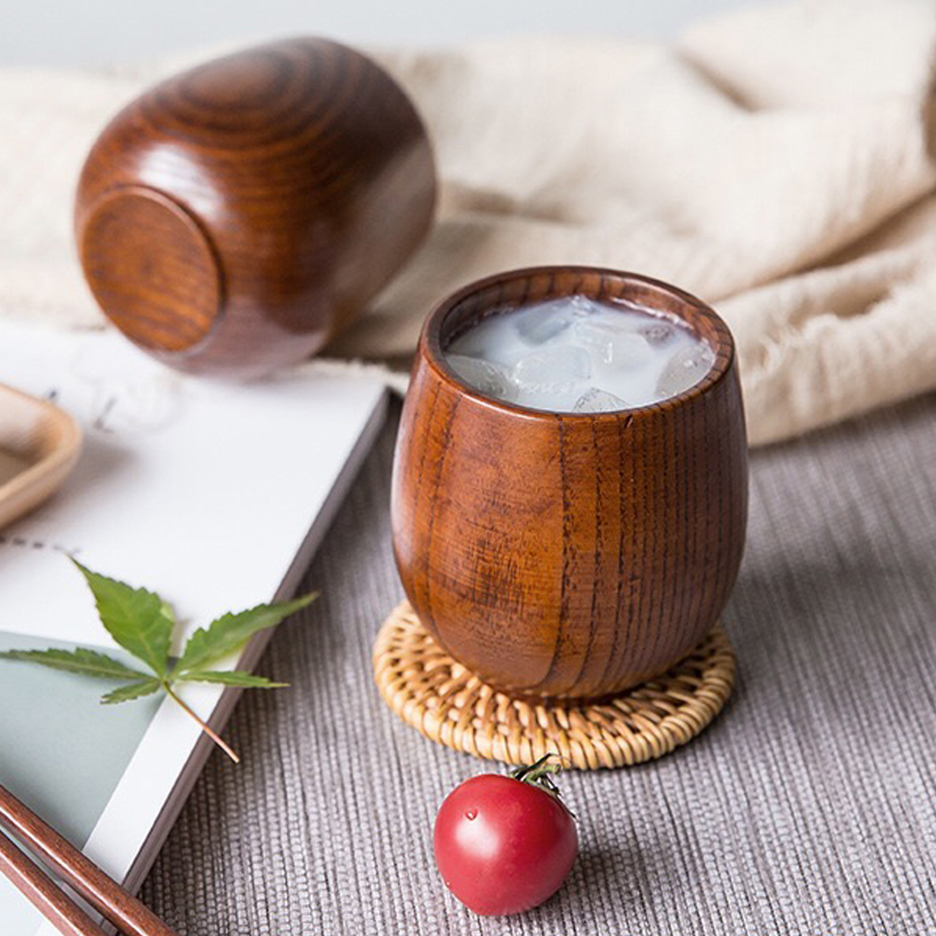 Wooden cups, water cups |TospinoMall online shopping platform in Ghana