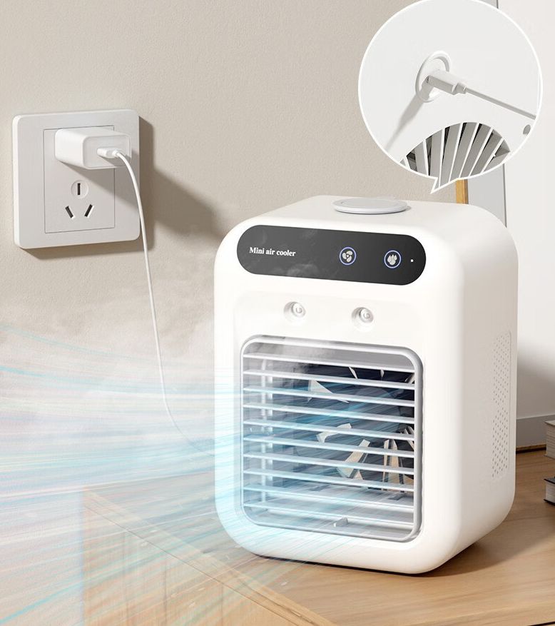 Portable Air Conditioners, USB Personal Mini Air Conditioner with 3 ...