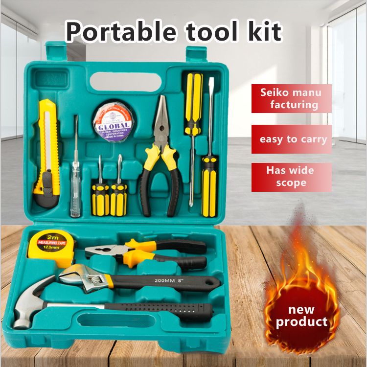 AUNONT 13 sets of household tools, hand tools, multifunctional hardware ...