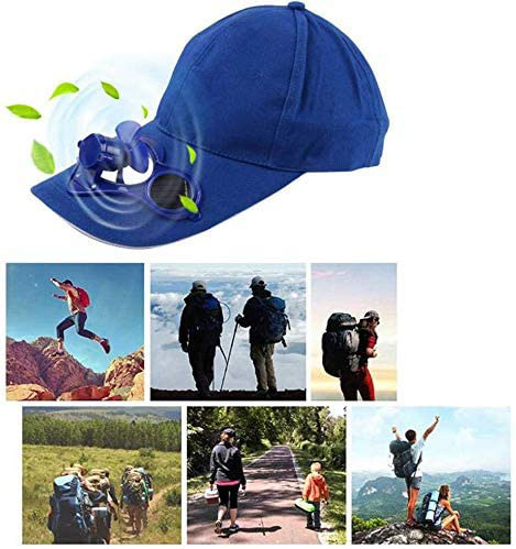 Outdoor Sunshade Solar Panel Solar Power Mini Fan Cap Cooling in the ...