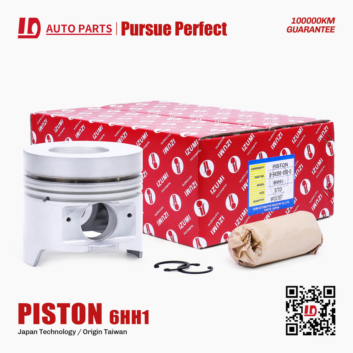 IZUMI, Engine piston, OEM,engine,6HH1,8-94396-950-0, |TospinoMall ...