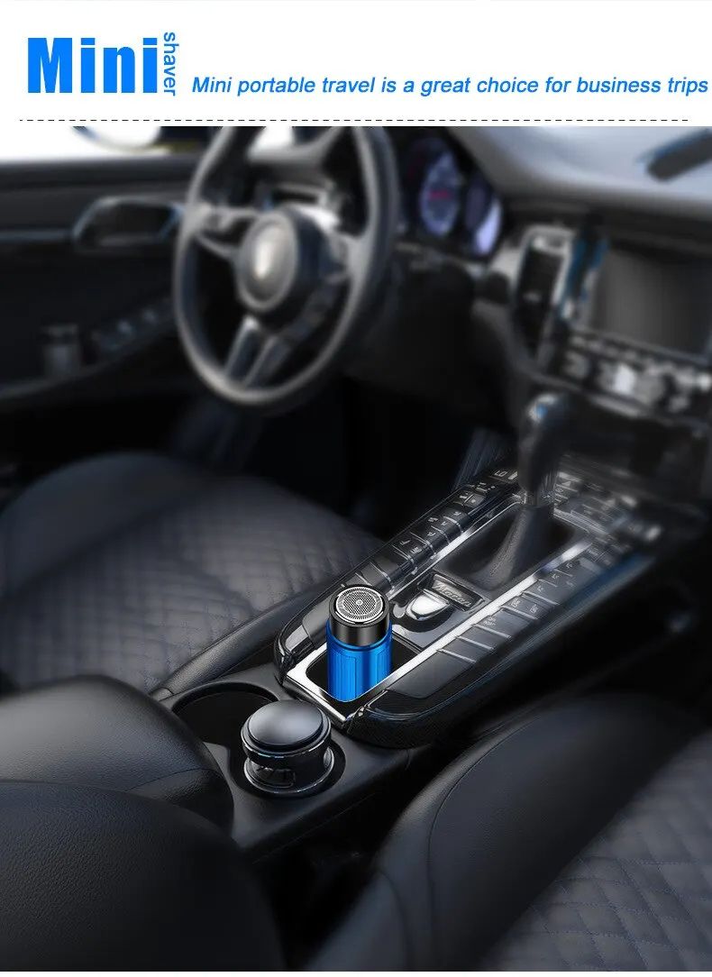 JLL028 Mini Electric Shaver For Men Automatic Razor Trimmer Car ...