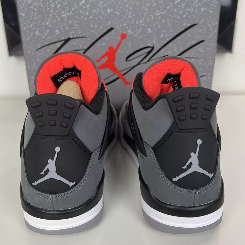 Shoes Jordan Air Jordan 4 Retro "Infrared" Infrared Mid-top Retro Black ...
