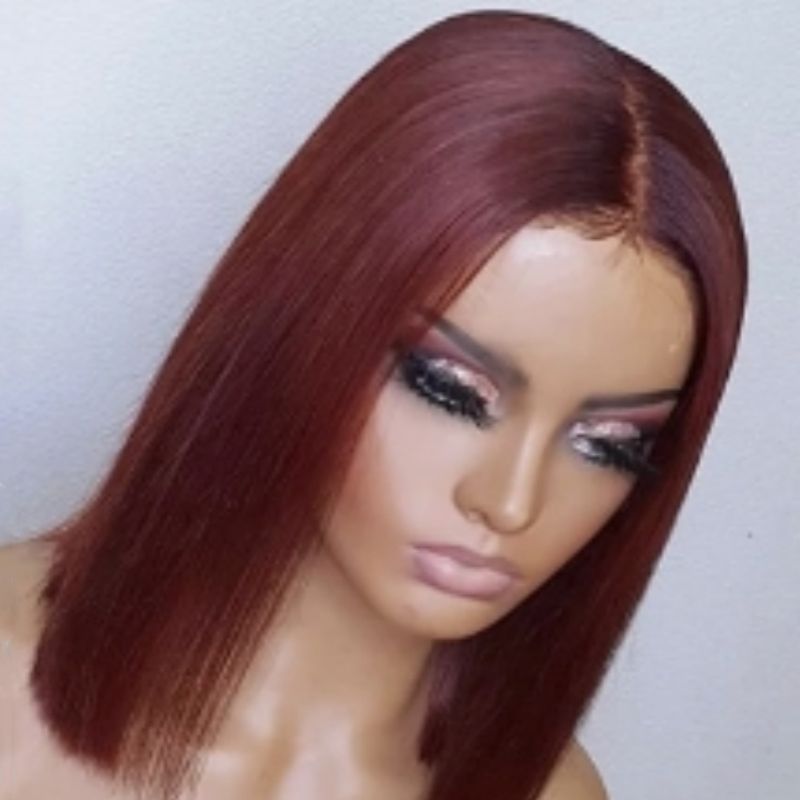 Free shipping Front lace mesh 15 inches wigs Chemical fiber headband ...