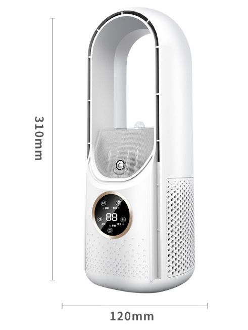 Tower Fan, Oscillating Table Fan with Remote Control, Portable Small ...