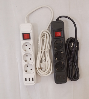 3-way Quality Power Electrical Extension Board With 3 USB Ports ...