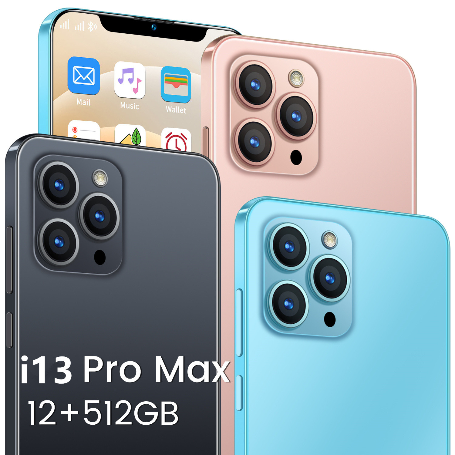 i13 Pro Max Smartphone 6.7inch 12GB RAM 512GB ROM Mobilephone ...