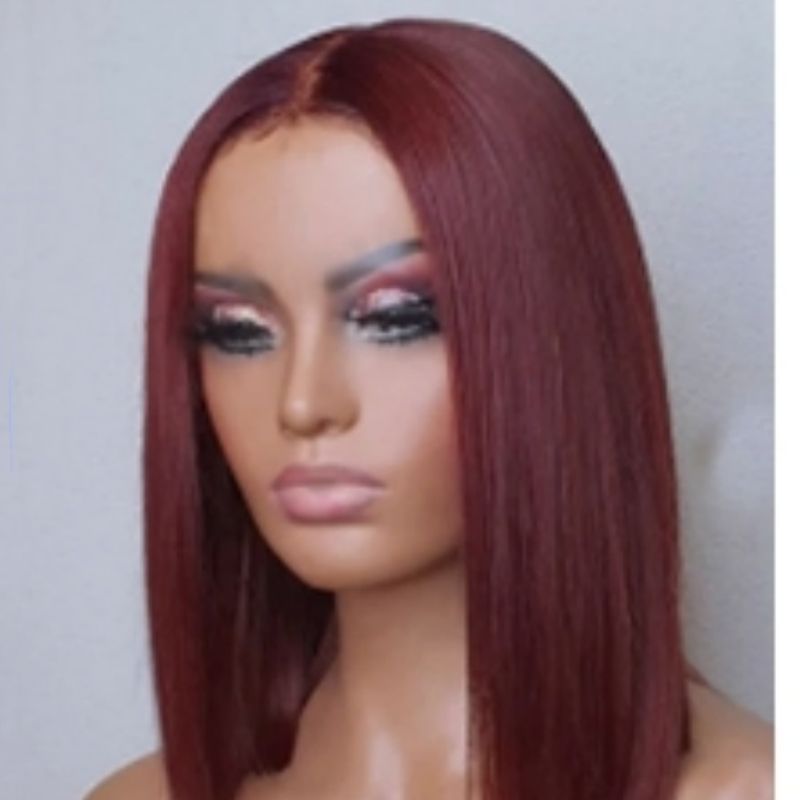 Free shipping Front lace mesh 15 inches wigs Chemical fiber headband ...