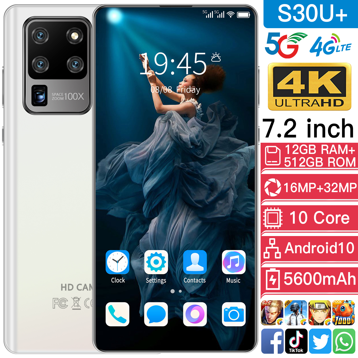 7.2inch Full Display,smart phone,Gaming phone |TospinoMall online ...